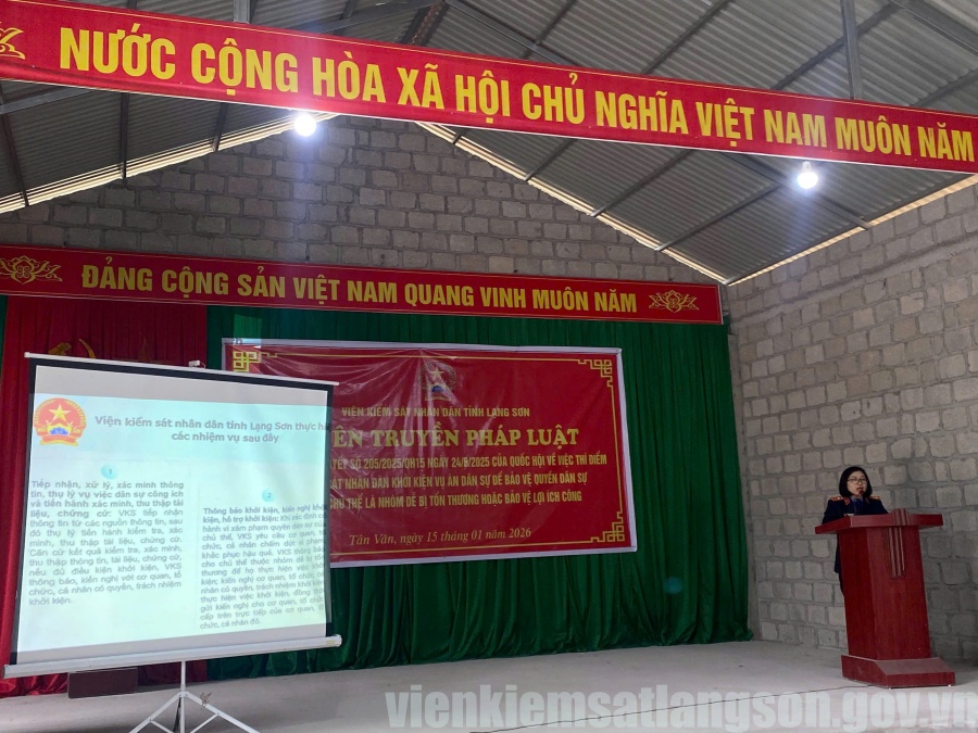 VIỆN KIỂM SÁT NHÂN DÂN TỈNH LẠNG SƠN - Tích cực tuyên truyền, phổ biến ...